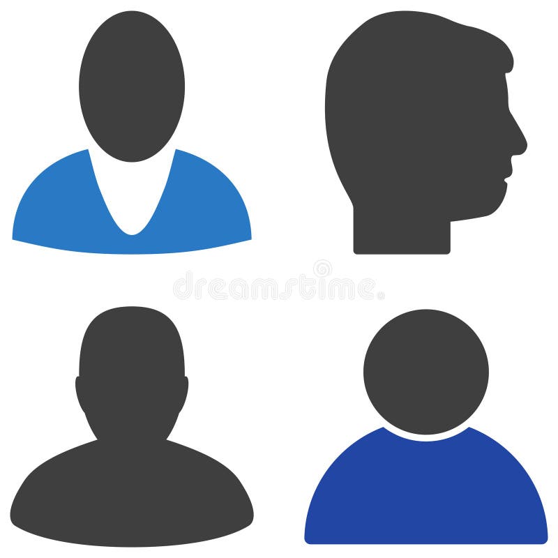 User Profile Flat Icons stock vector. Illustration of pictogram - 92902829
