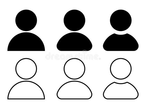 User Profile Icon Set. User Icon in Flat Style, Person Icon, User Icon ...