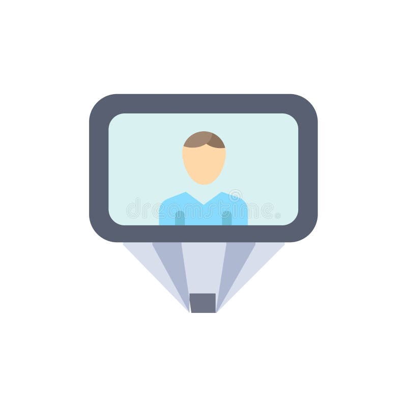 User, Profile, Id, Login Flat Color Icon. Vector Icon Banner Template ...