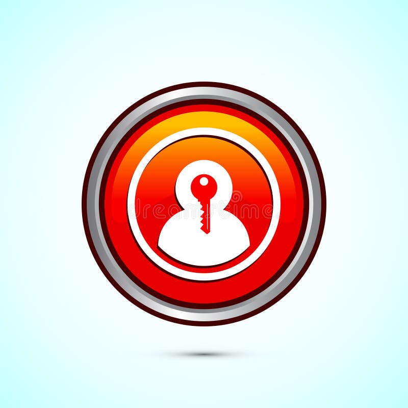 Access or Authentication Technology Concept in Flat Vector Design ...