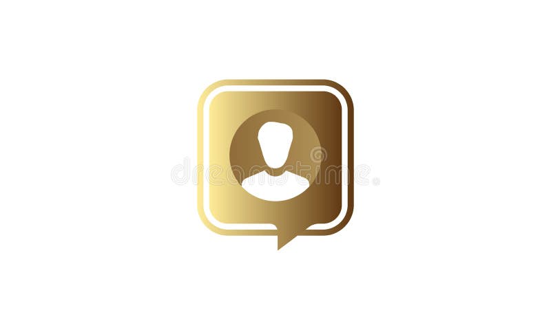 User Profile Login Person. Face Silhouette, Icon Vector Illustration ...