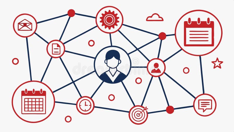 Profile Management Network, Depicting User Settings and Personal Data ...