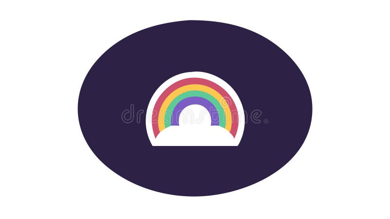 User Profile with Rainbow Icon for Diversity and Inclusivity, Vector ...