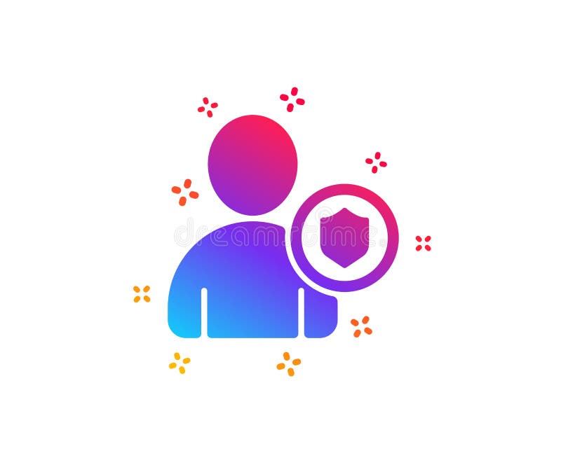 User Protection Icon. Profile Avatar Sign. Vector Stock Vector ...