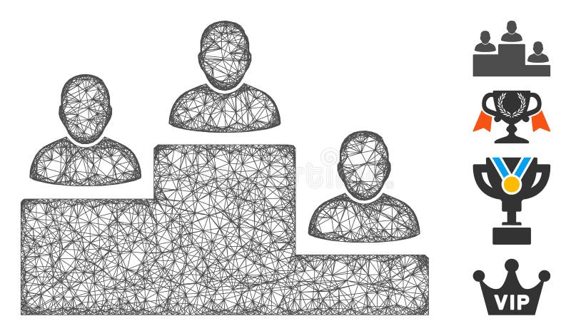 User Rating Levels Web Vector Mesh Illustration Stock Illustration ...