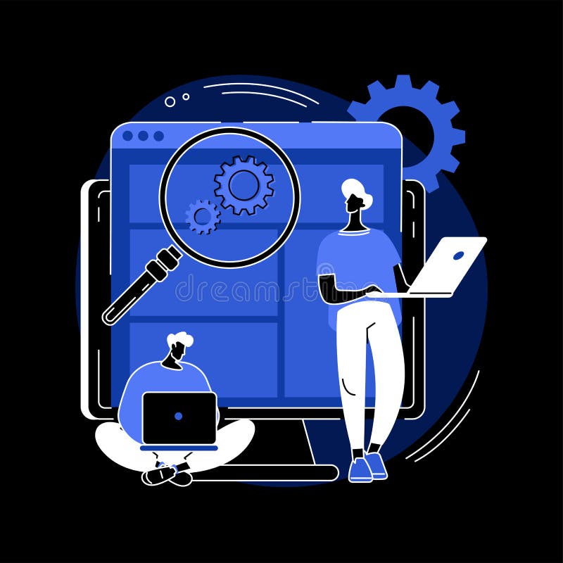 User Research Abstract Concept Vector Illustration. Stock Vector ...