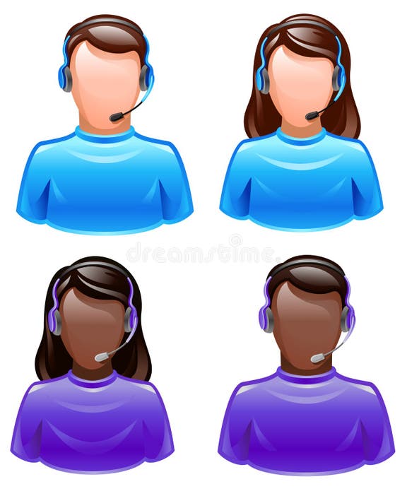User s support stock vector. Illustration of assistant - 9952302