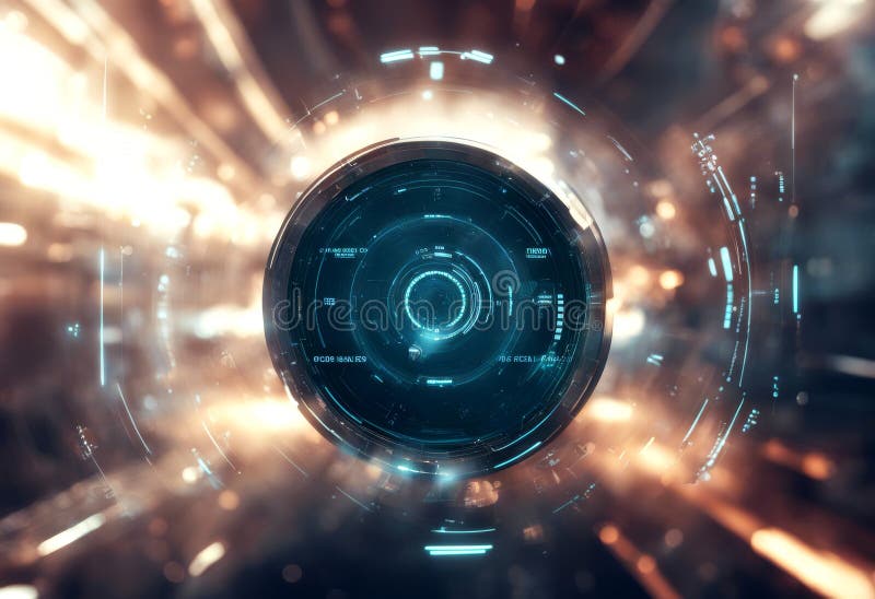 User Sci Fi Interface Futuristic Tech Background Hologram Wallpaper ...