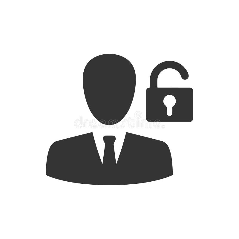 User security icon stock vector. Illustration of security - 111896097