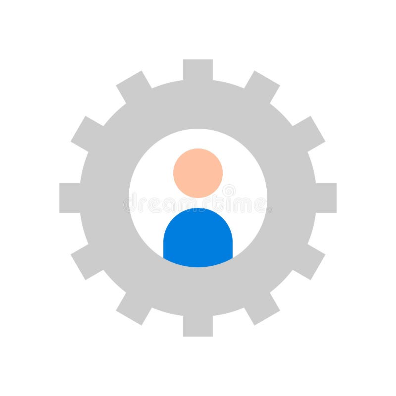 User Setting Vector, Social Media Flat Style Icon Stock Vector ...