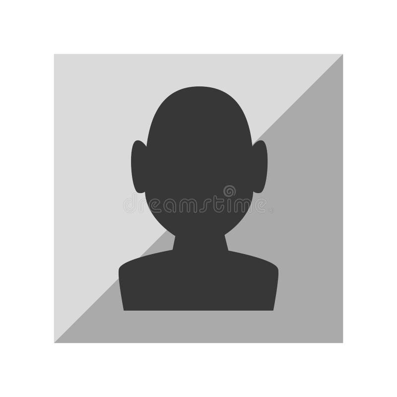 User Silhouette Button Icon Stock Illustration - Illustration of member ...
