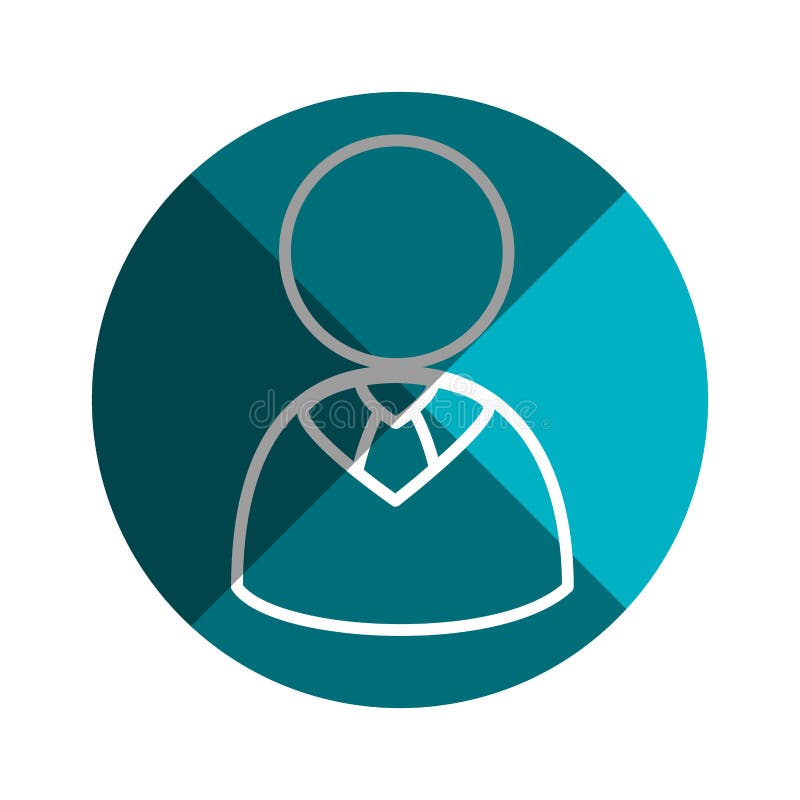 User Silhouette Button Icon Stock Illustration - Illustration of social ...