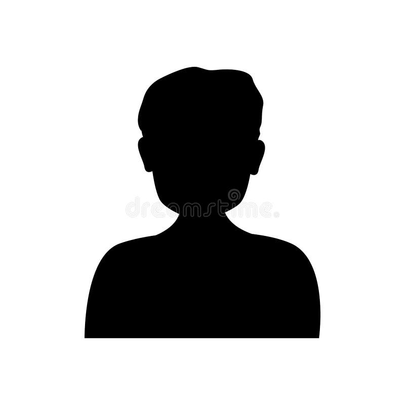 User Silhouette Button Icon Stock Vector - Illustration of technology ...