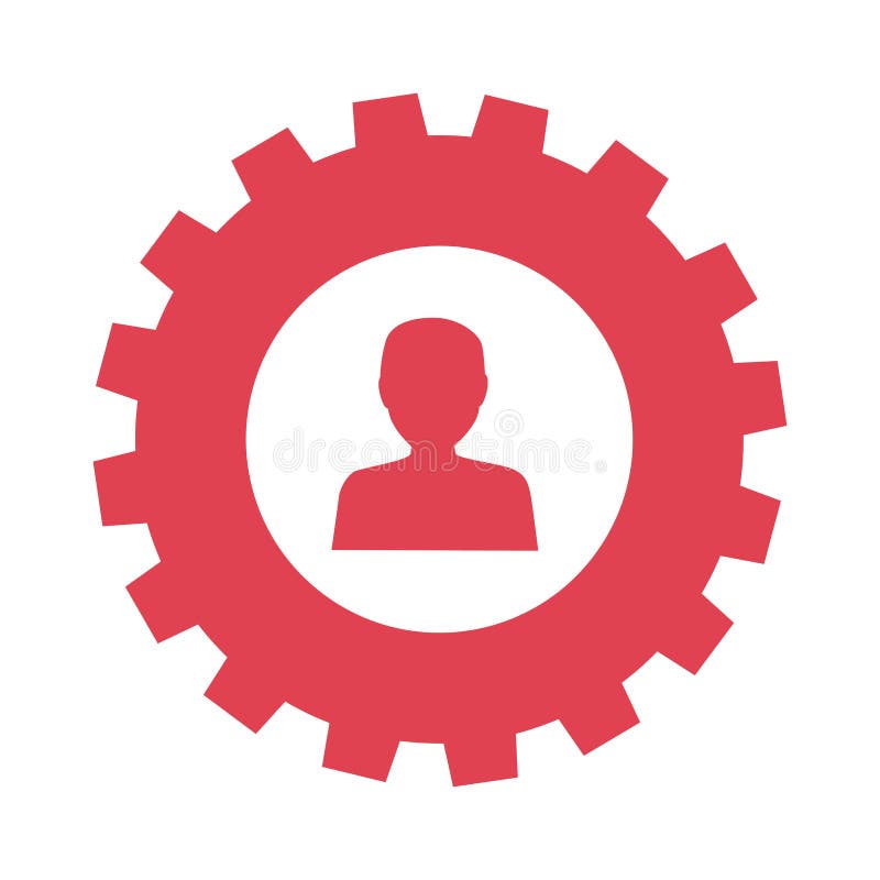 User Silhouette Button Icon Stock Vector - Illustration of pictogram ...