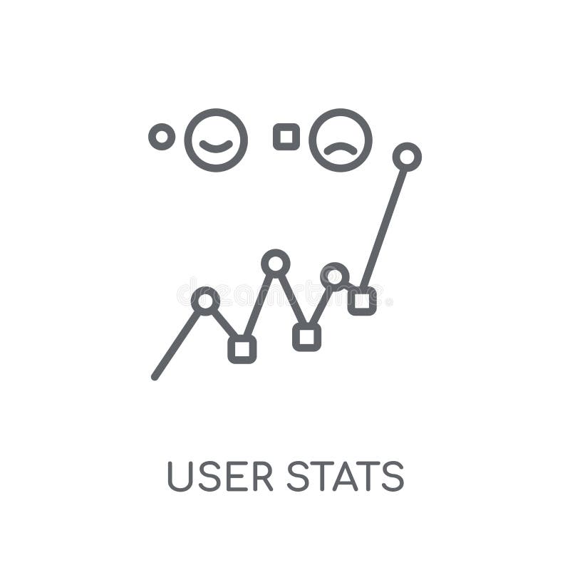 Stats Icon Vector Isolated on White Background, Stats Sign , Office ...