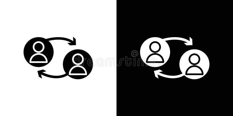 User Switch Icon Isolated Flat Vector in Outline Stock Vector ...