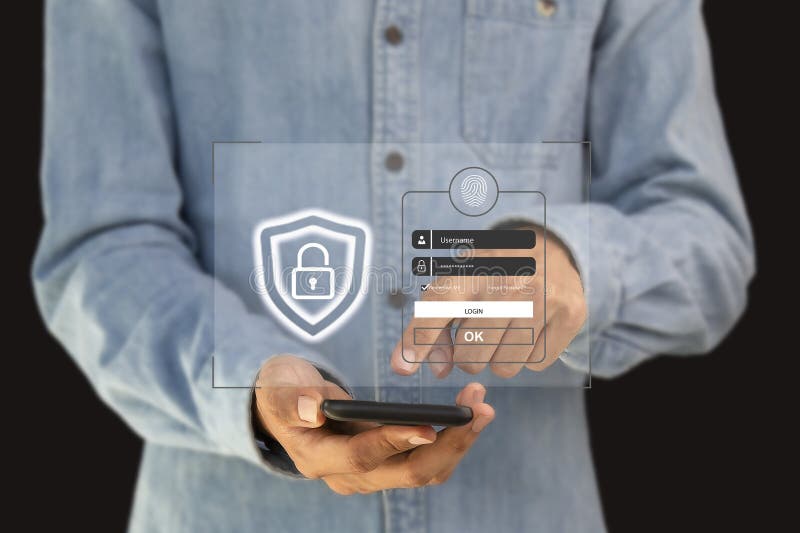 User Types Login And Password Data Protection And Secure Internet Access Cyber Security 5907