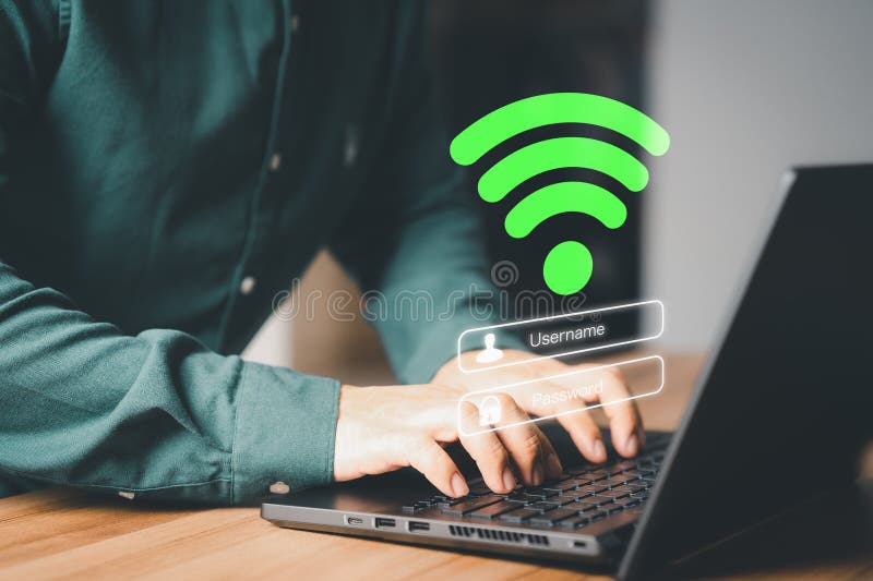 User Using A Computer Laptop To Connect To Wifi But Wifi Not Connected Or Password Is Incorrect