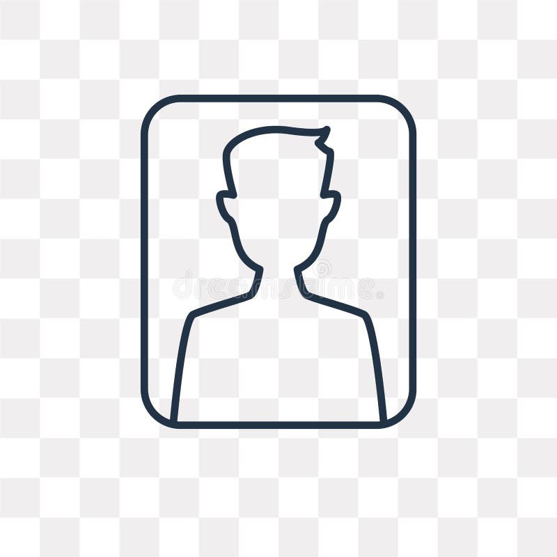 Circle Vector Icon Isolated on Transparent Background, Linear Ci Stock ...