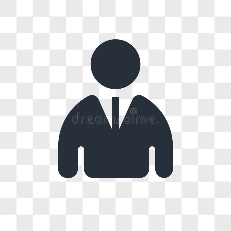 User Vector Icon Isolated on Transparent Background, User Logo Design ...