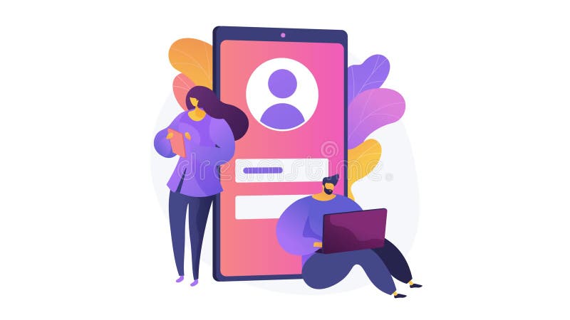 User Verification 4K Loop Animation. Stock Video - Video of design ...