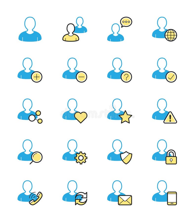 User Website Icon, Monochrome Color - Vector Illustration Stock Vector ...