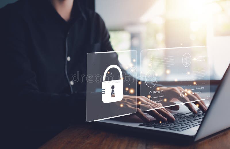 Username and Password Login for Technology Cyber Security Internet and ...