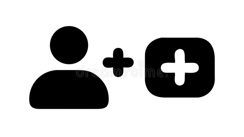 Users Add Group Outline Vector Icon, Vector Design Generative AI Stock ...