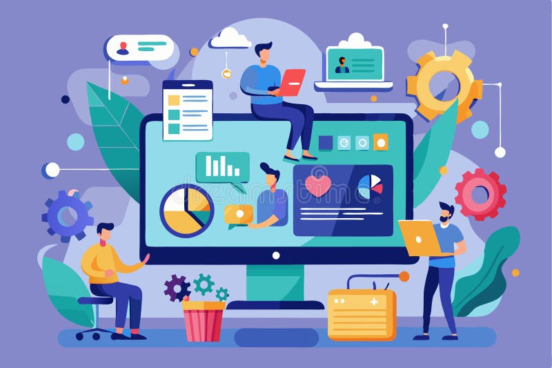 Users Engage with Digital Tools and Colorful Graphics for Data ...