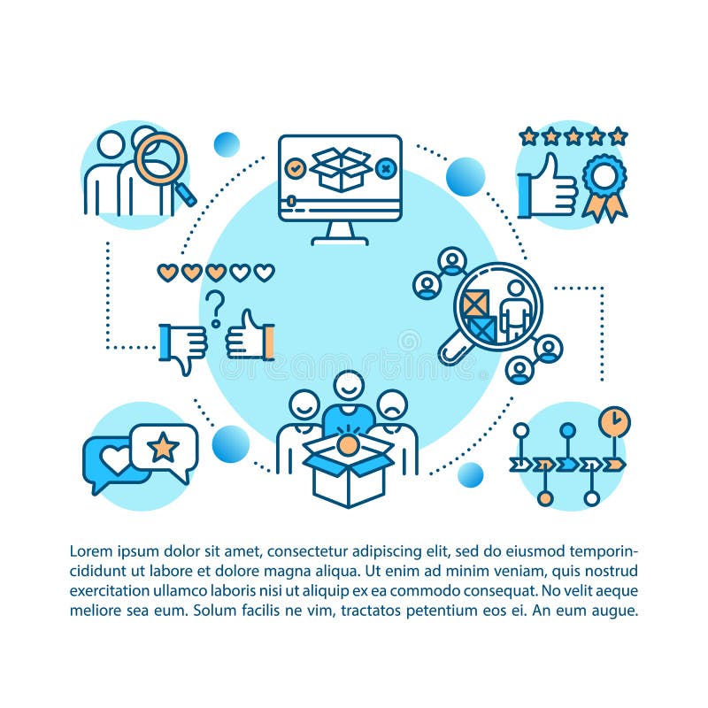 Users Experience Concept Icon with Text Stock Vector - Illustration of ...