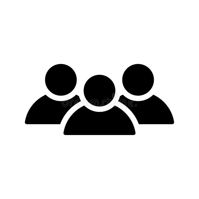 Users icon stock illustration. Illustration of manager - 264477970