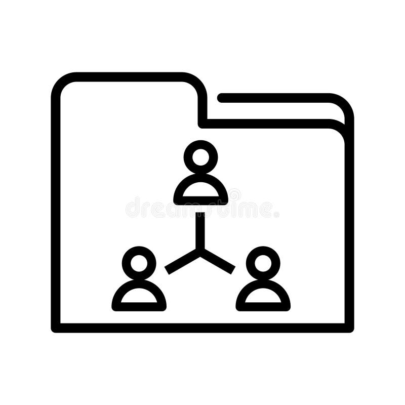 Users Icon Vector. Data Archive Illustration Sign. Database Symbol ...