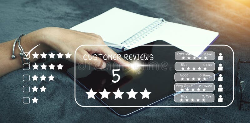 Users Rate the Service Experience in the Concept : Customer ...