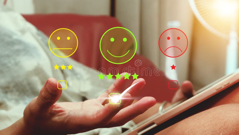 Users Rate the Service Experience in the Concept : Customer ...