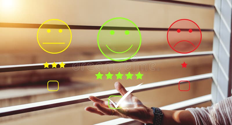 Users Rate the Service Experience in the Concept : Customer ...