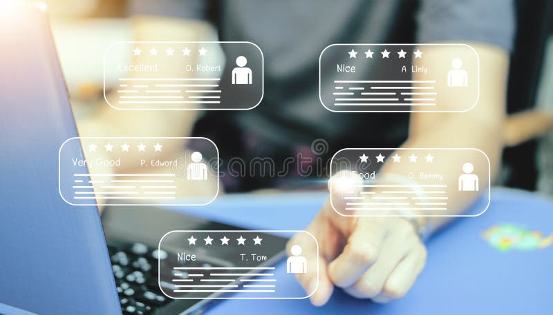 Users Rate the Service Experience in the Concept : Customer ...