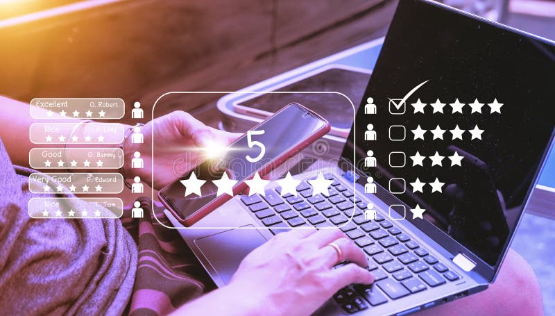 Users Rate the Service Experience in the Concept : Customer ...