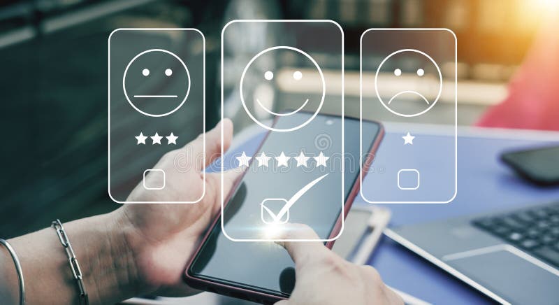 Users Rate the Service Experience in the Concept : Customer ...