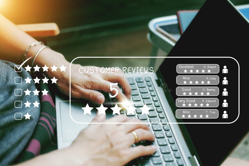Users Rate the Service Experience in the Concept : Customer ...