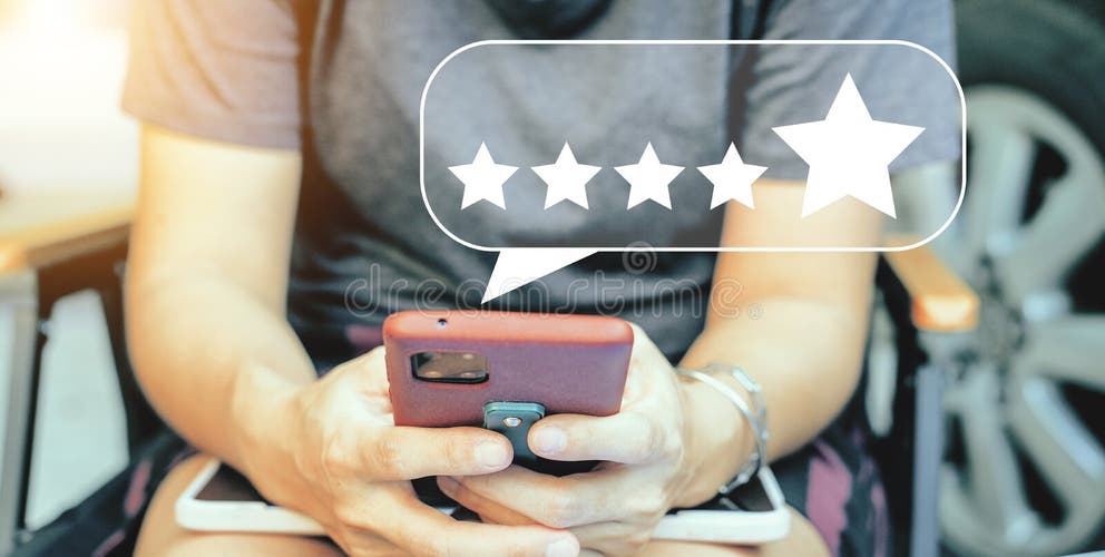 Users Rate the Service Experience in the Concept : Customer ...