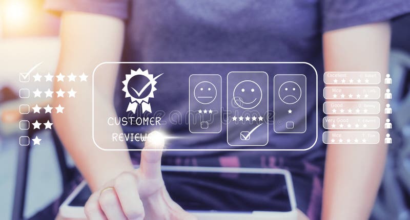 Users Rate the Service Experience in the Concept : Customer ...