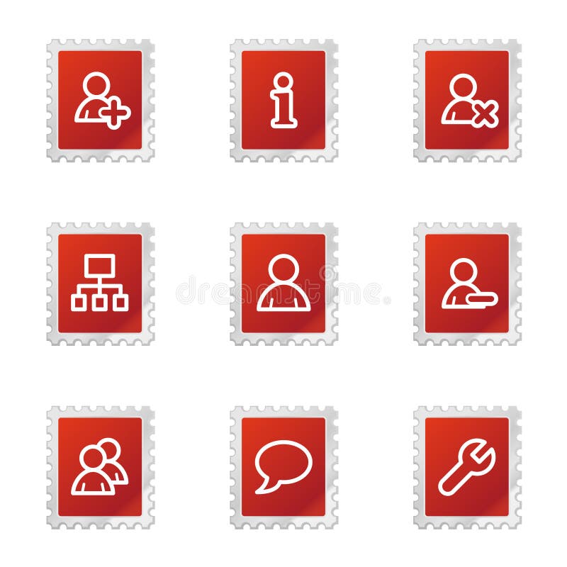 Users Web Icons, Green and Grey Circle Buttons Stock Vector ...