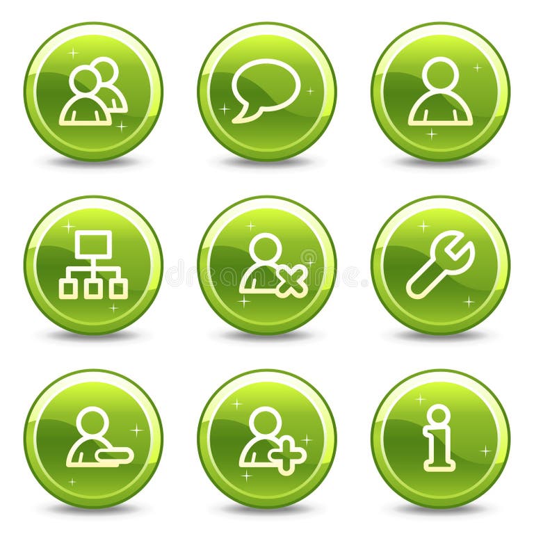 Users web icons stock vector. Illustration of hierarchy - 8242881