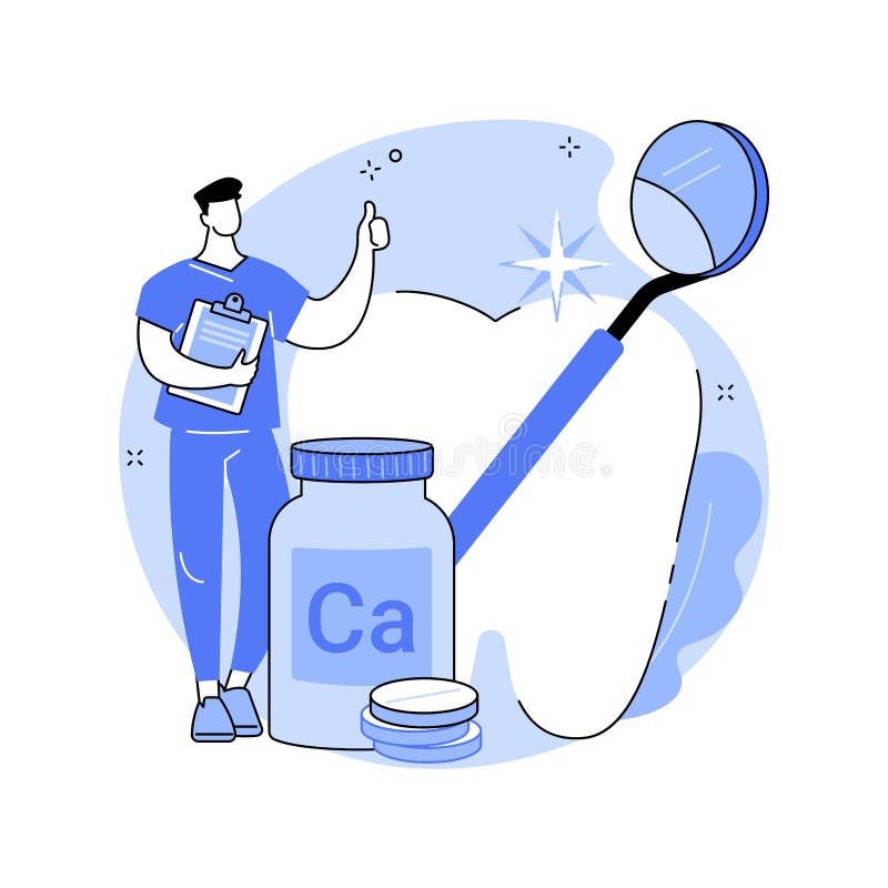 Uses of Calcium Abstract Concept Vector Illustration. Stock Vector ...