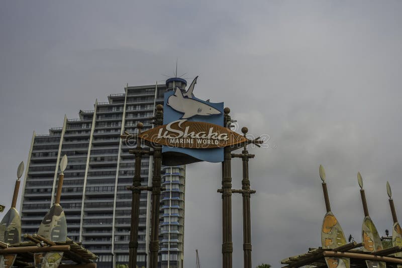 Ushaka Marine World a Ship Wreck Aquarium in Durban Editorial Image ...