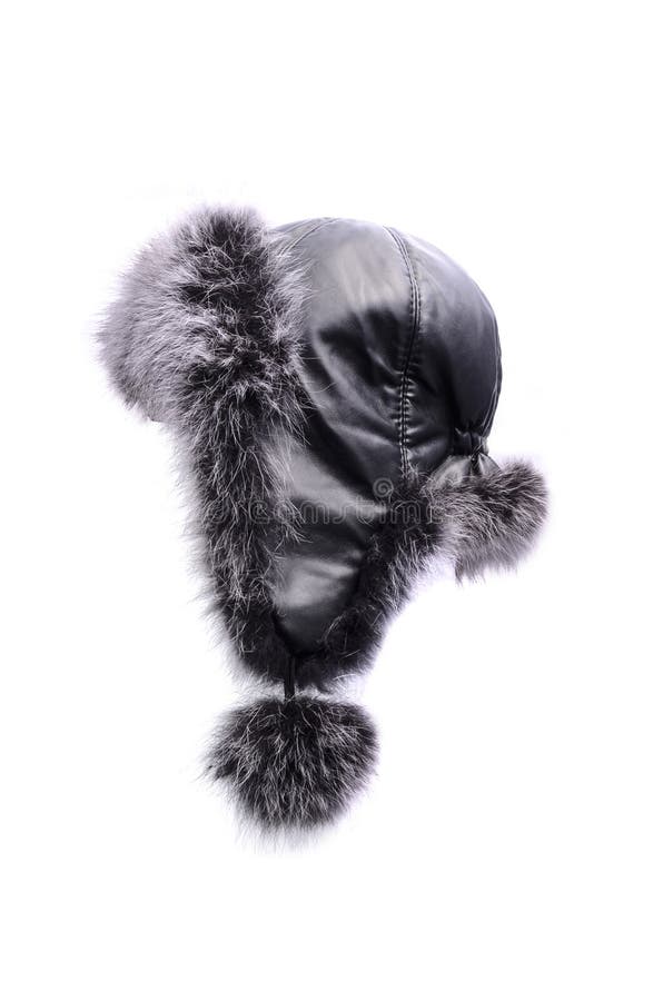 Ushanka Hat Isolated on White Stock Photo - Image of season, ushanka ...