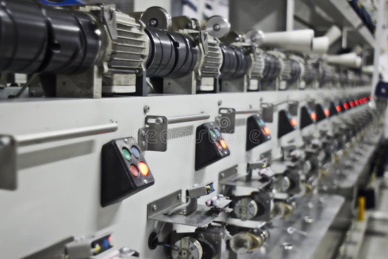 Usine textile image stock. Image du roulement, intérieur - 29020927