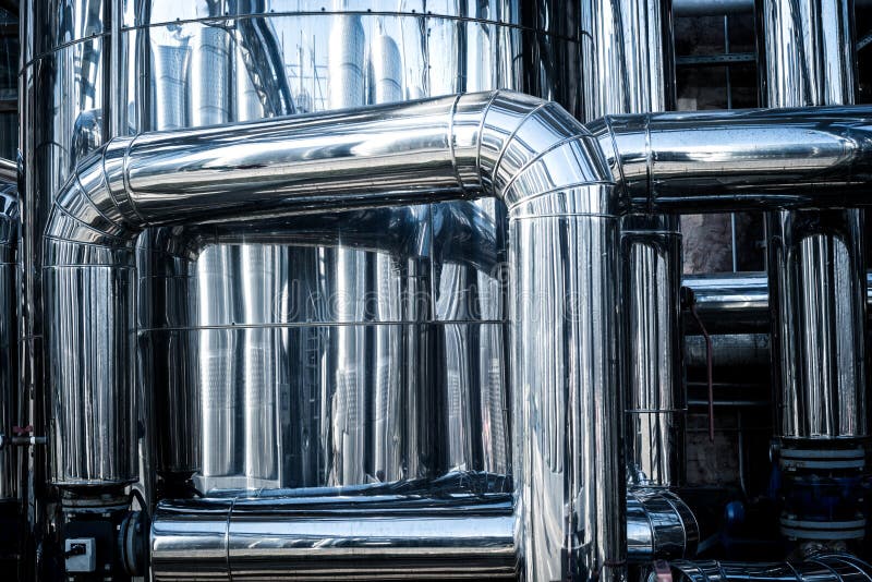 Usine De Tube D'acier Inoxydable Photo stock - Image du inoxidable ...