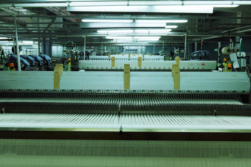 Usine Industrielle De Textile Production De Tissu Photo stock - Image ...