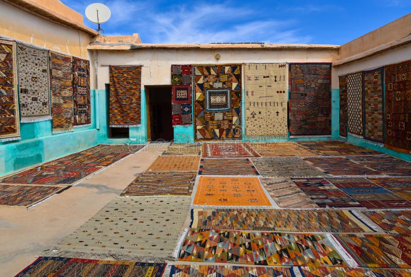 Texture Marocaine De Fond De Tapis Image stock - Image du décoration ...